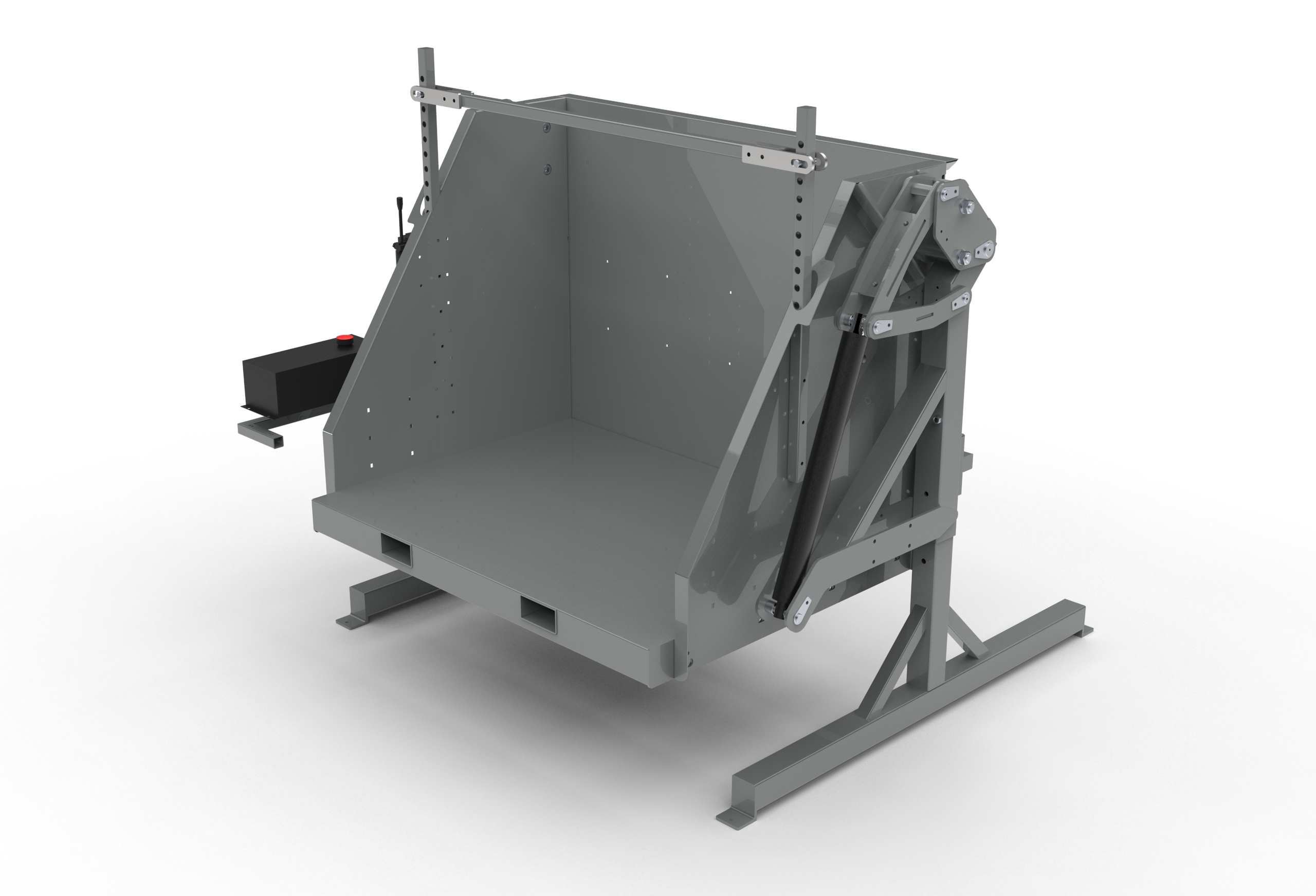 Fleksibel og kraftig kassetipper fra Skals Maskinfbrik A/S